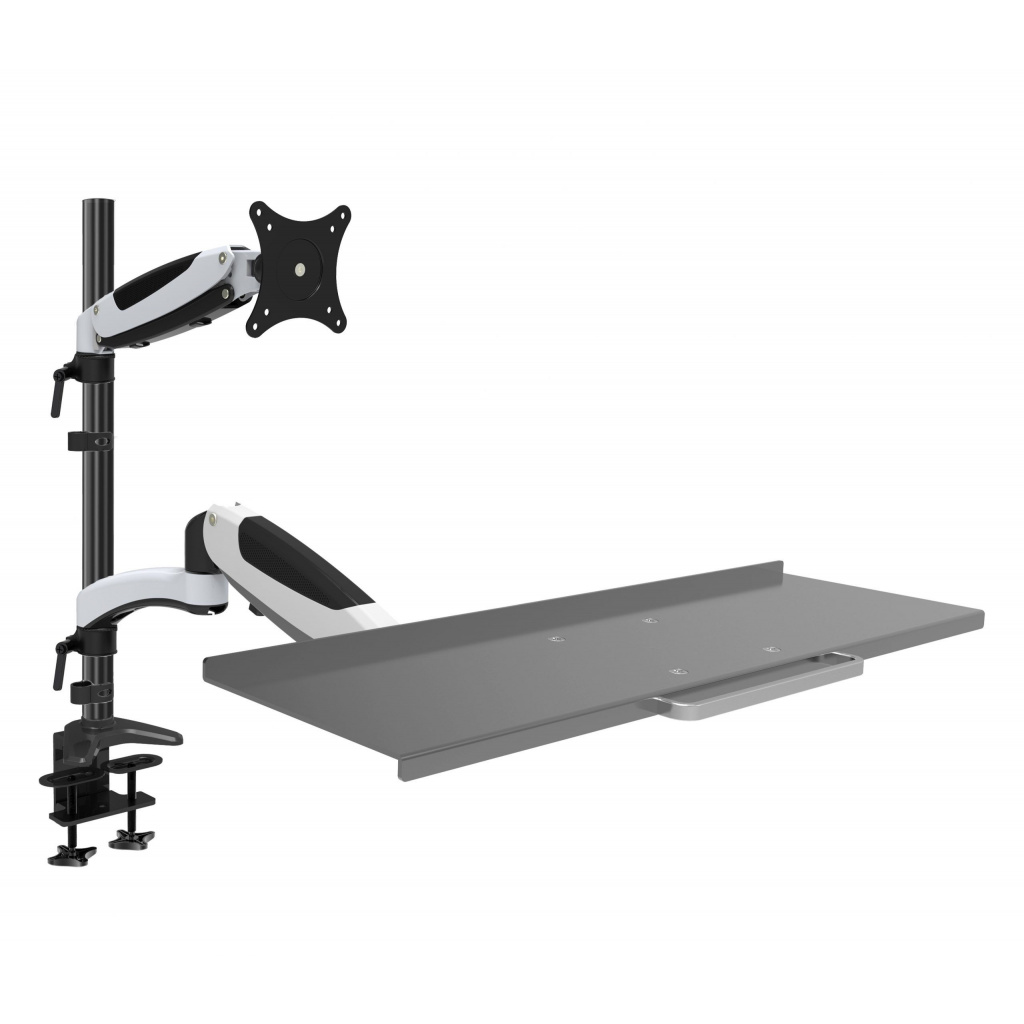 HFTEK® Monitorhalterung FY01WS mit Tastaturablage - Top Qualität