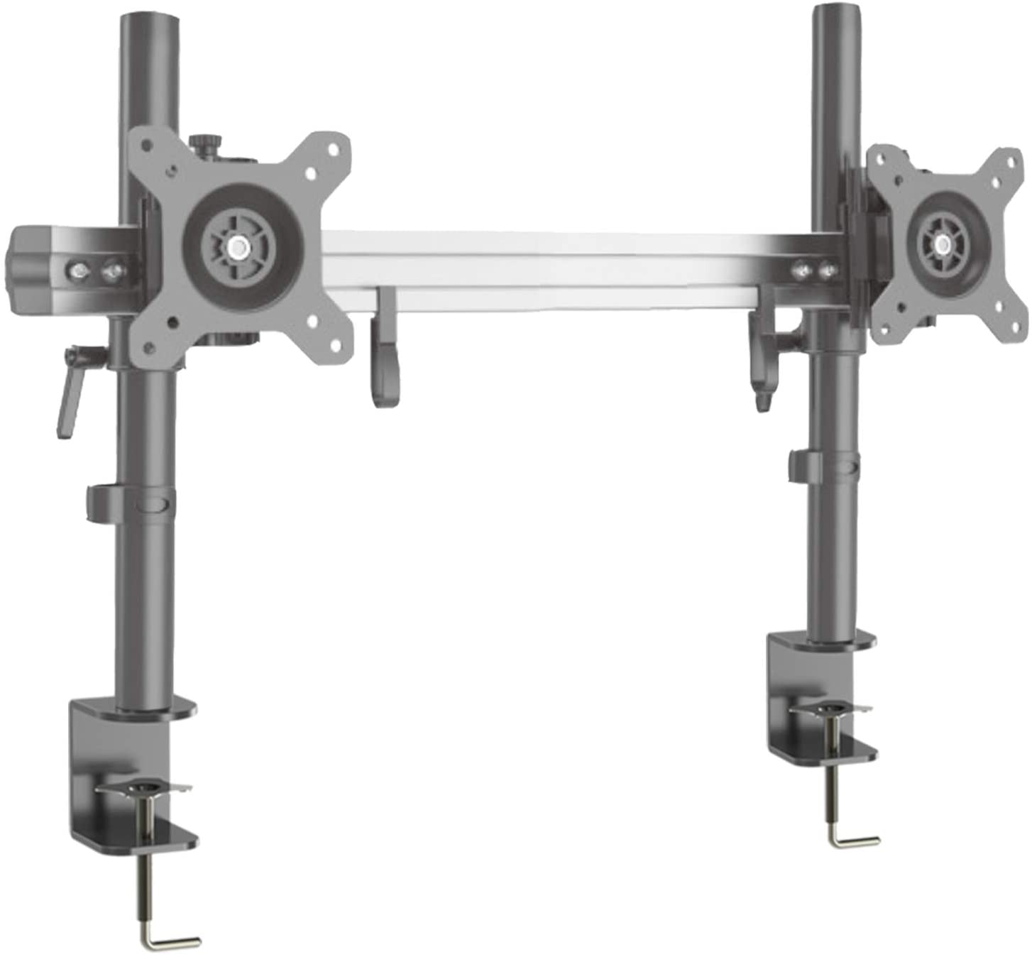 HFTEK® MP220C-NS Doppel-Monitorhalterung - Platzsparend & Robust